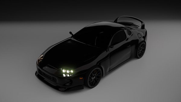3D Toyota Supra Car 3D Rigged Model model - TurboSquid 2047865