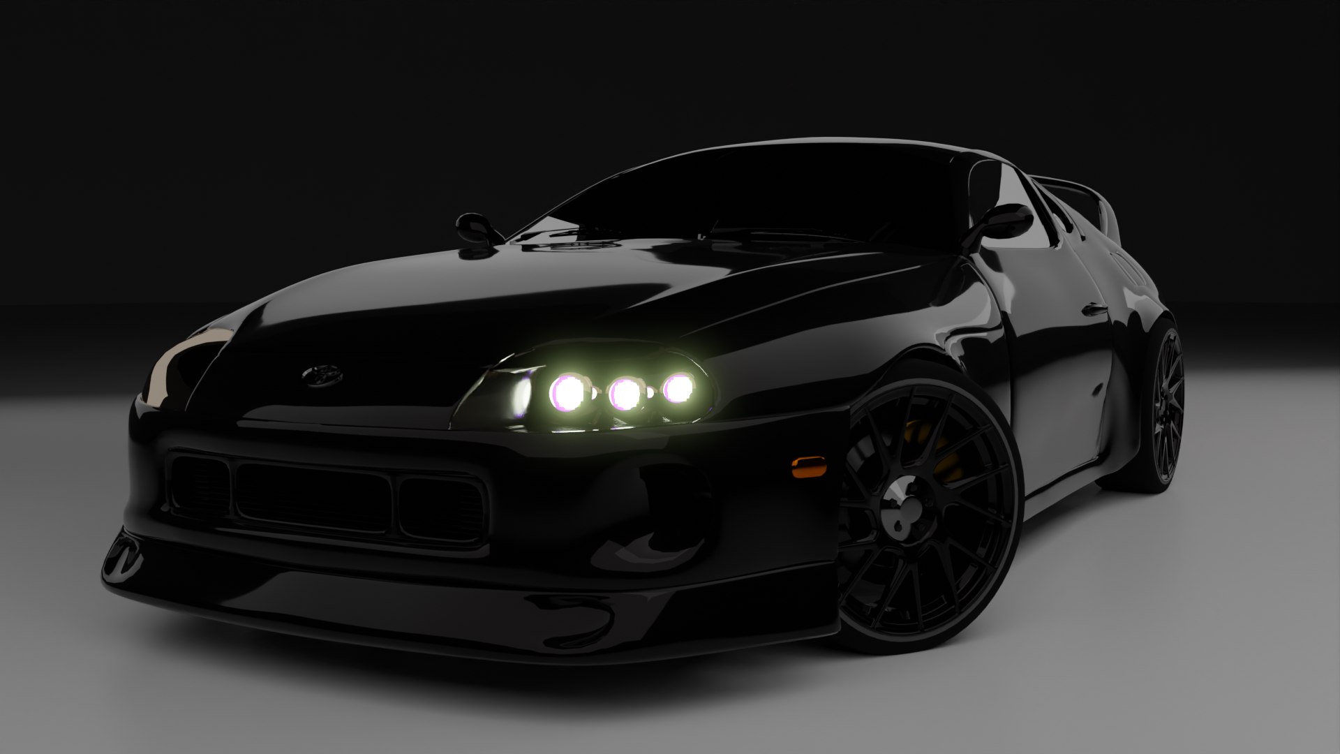 3D Toyota Supra Car 3D Rigged Model model - TurboSquid 2047865