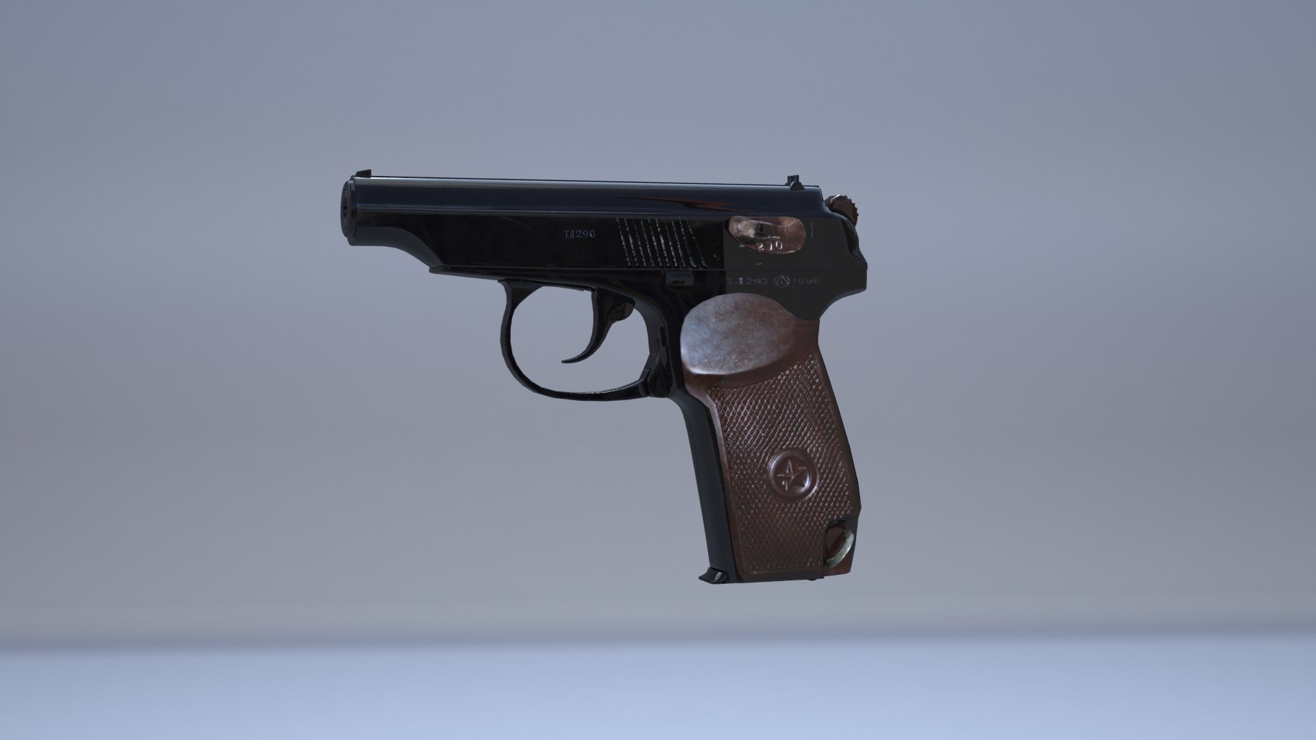 Makarov pistol 3D model - TurboSquid 1253754