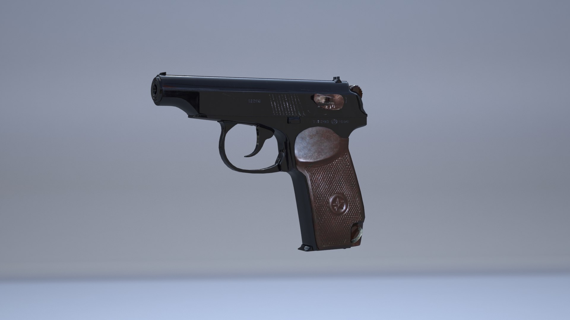 Makarov pistol 3D model - TurboSquid 1253754
