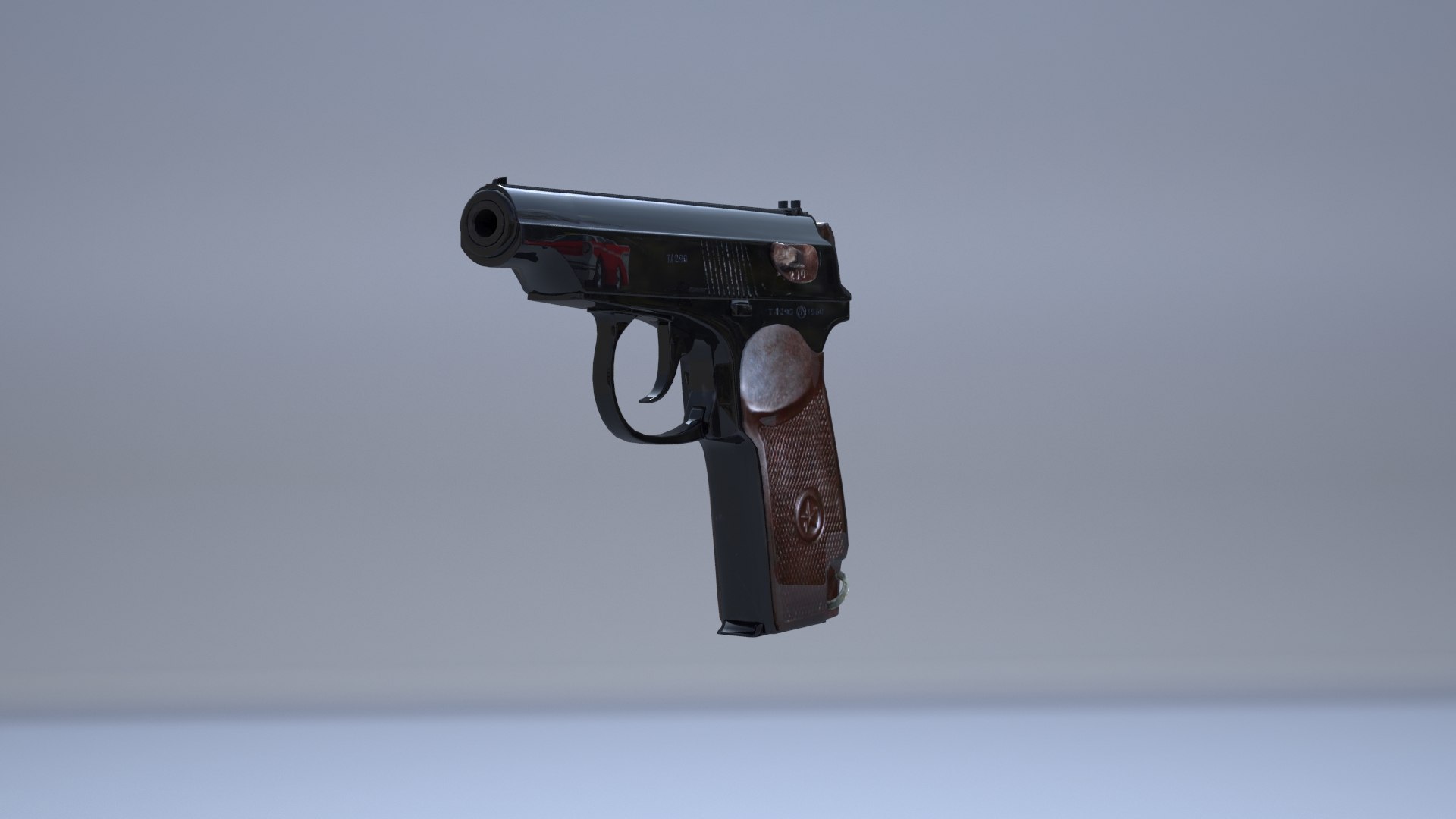Makarov pistol 3D model - TurboSquid 1253754