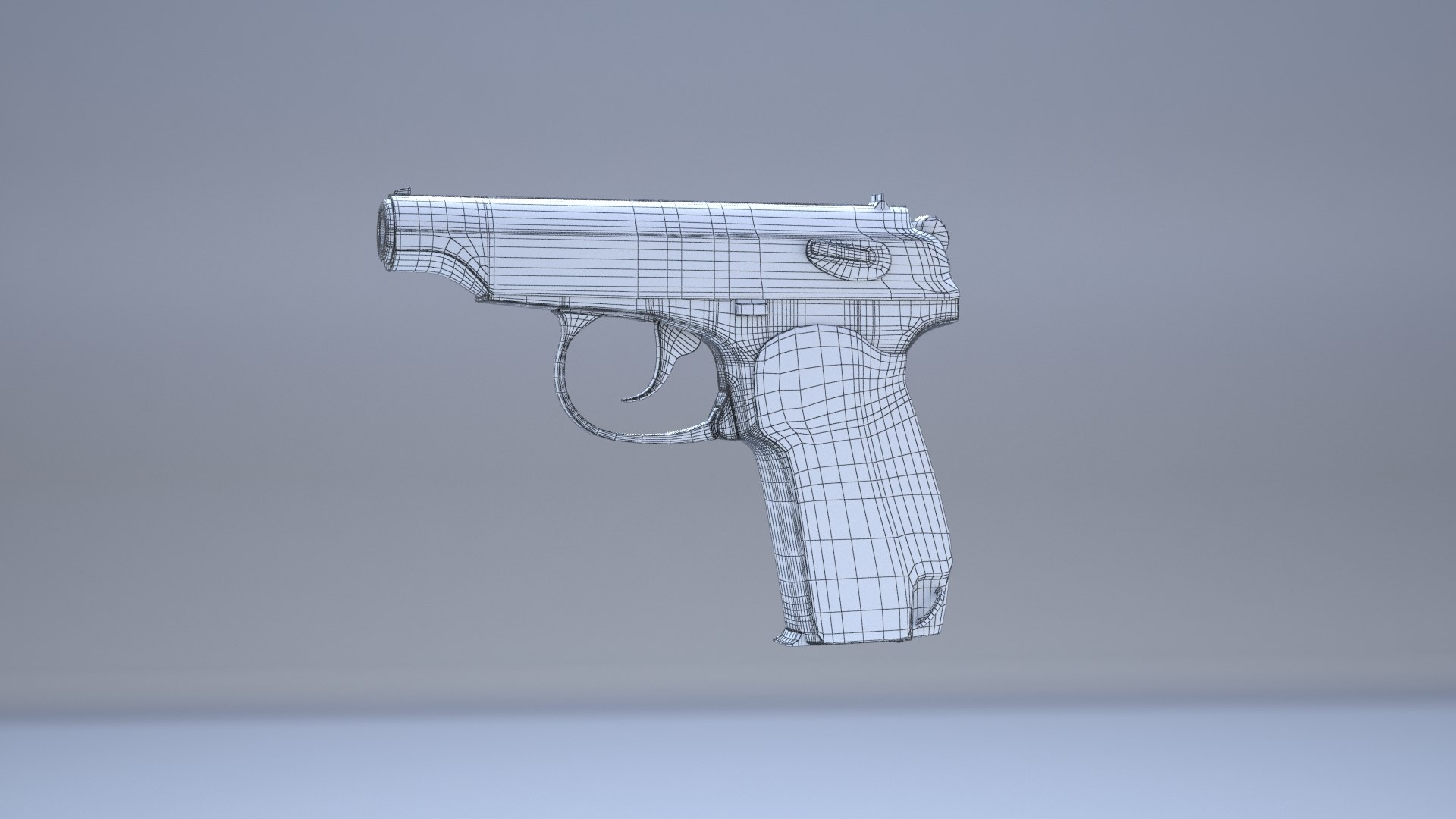 Makarov pistol 3D model - TurboSquid 1253754