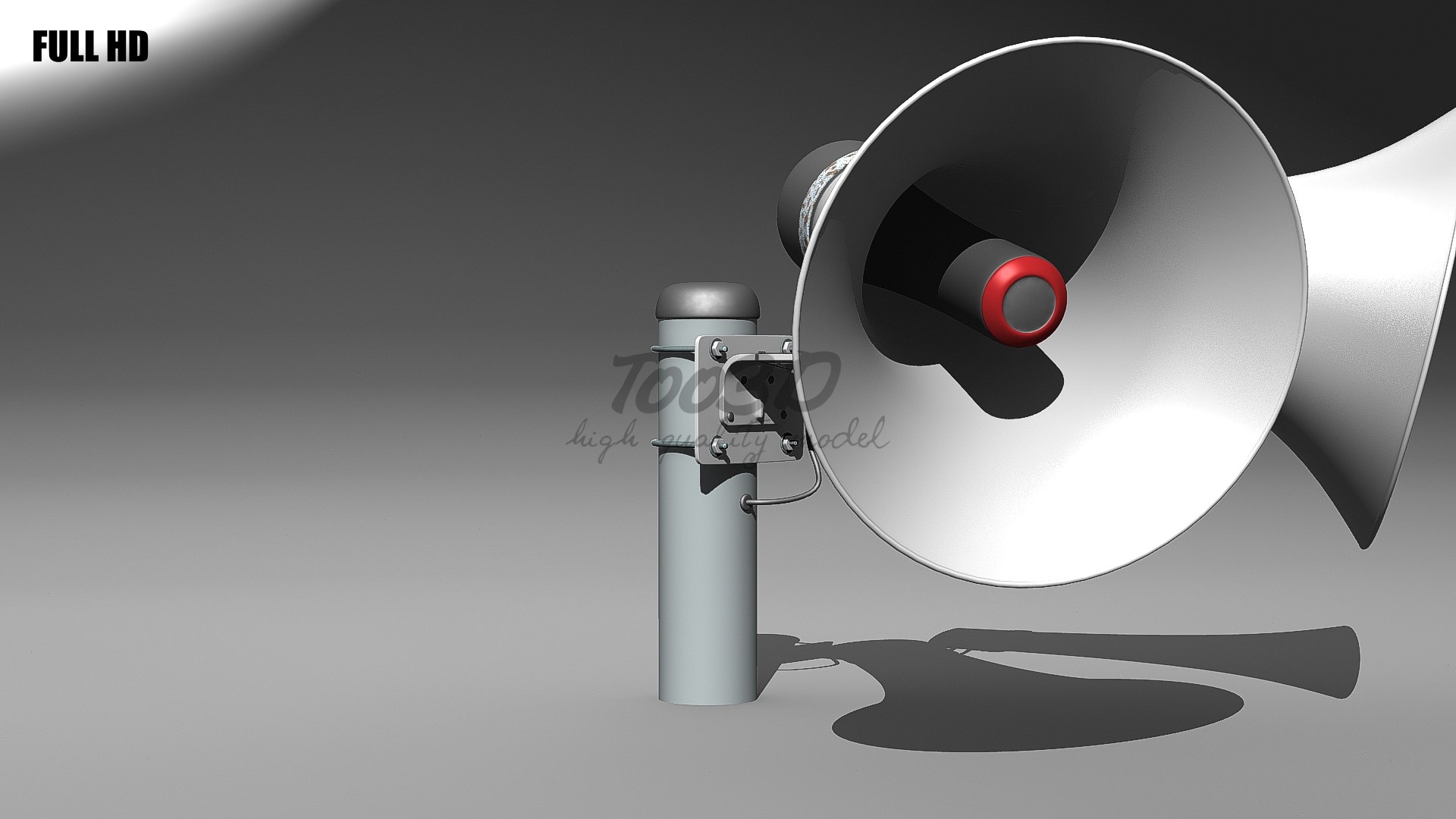 Double Megaphone 3d Model