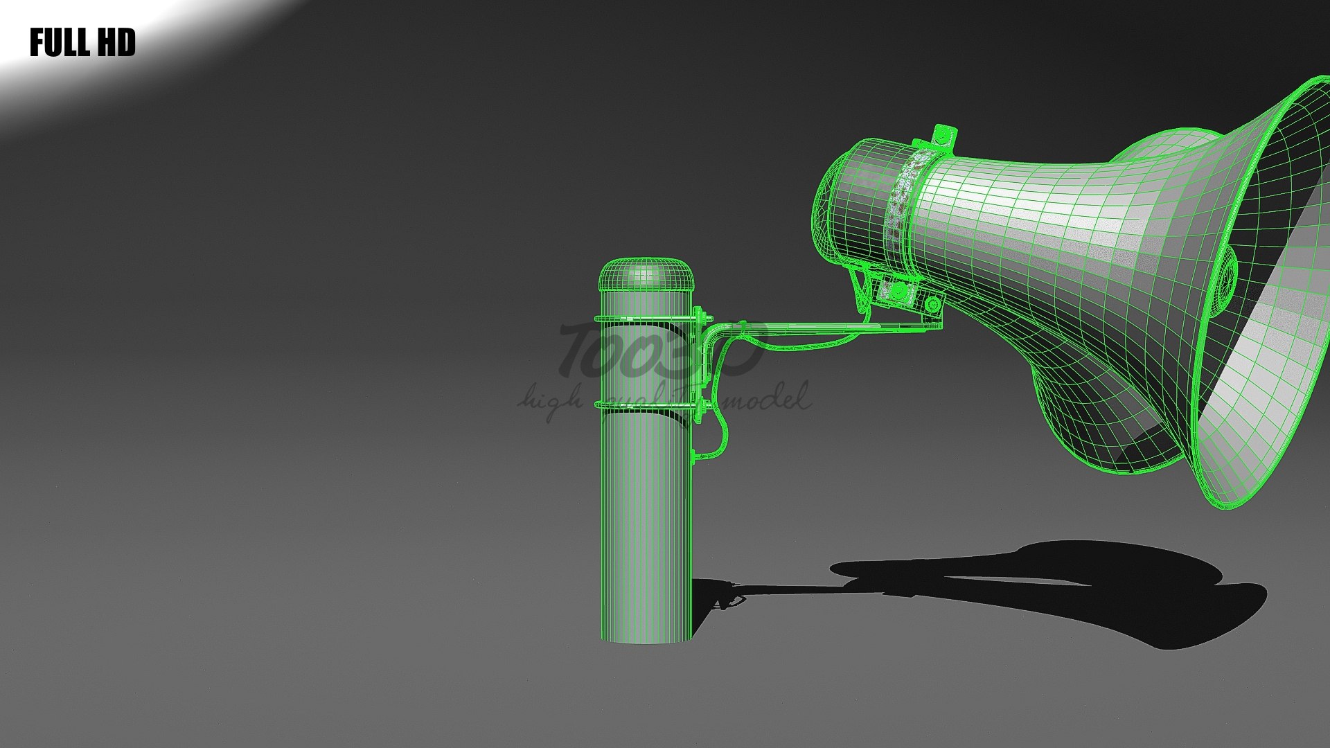 Double Megaphone 3d Model