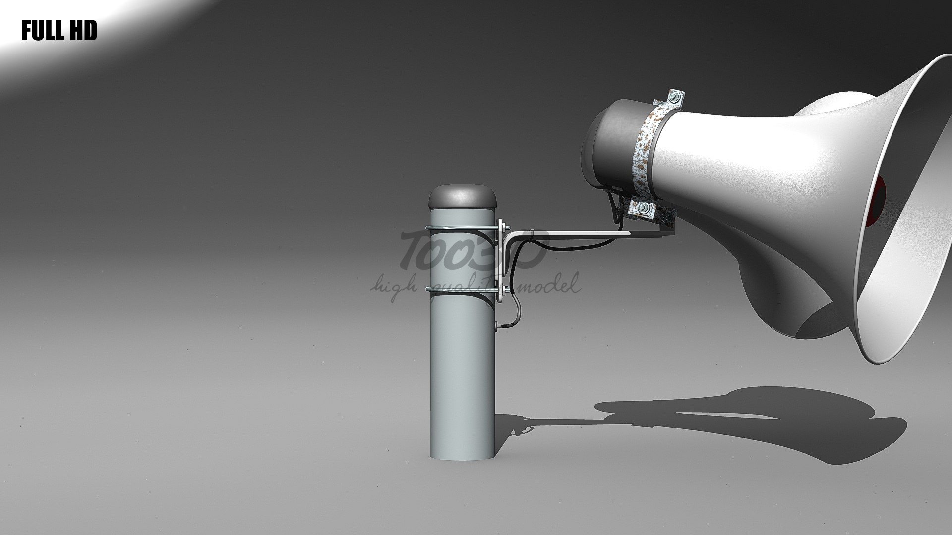 Double Megaphone 3d Model