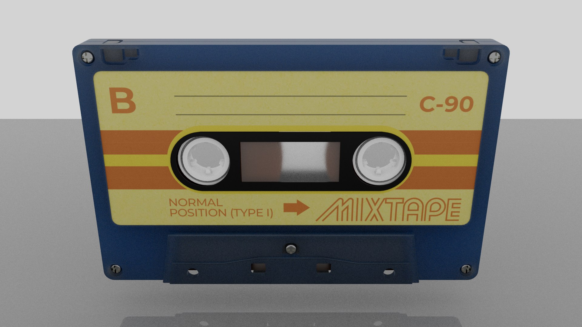 Retro Cassette 3D Model - TurboSquid 2235810