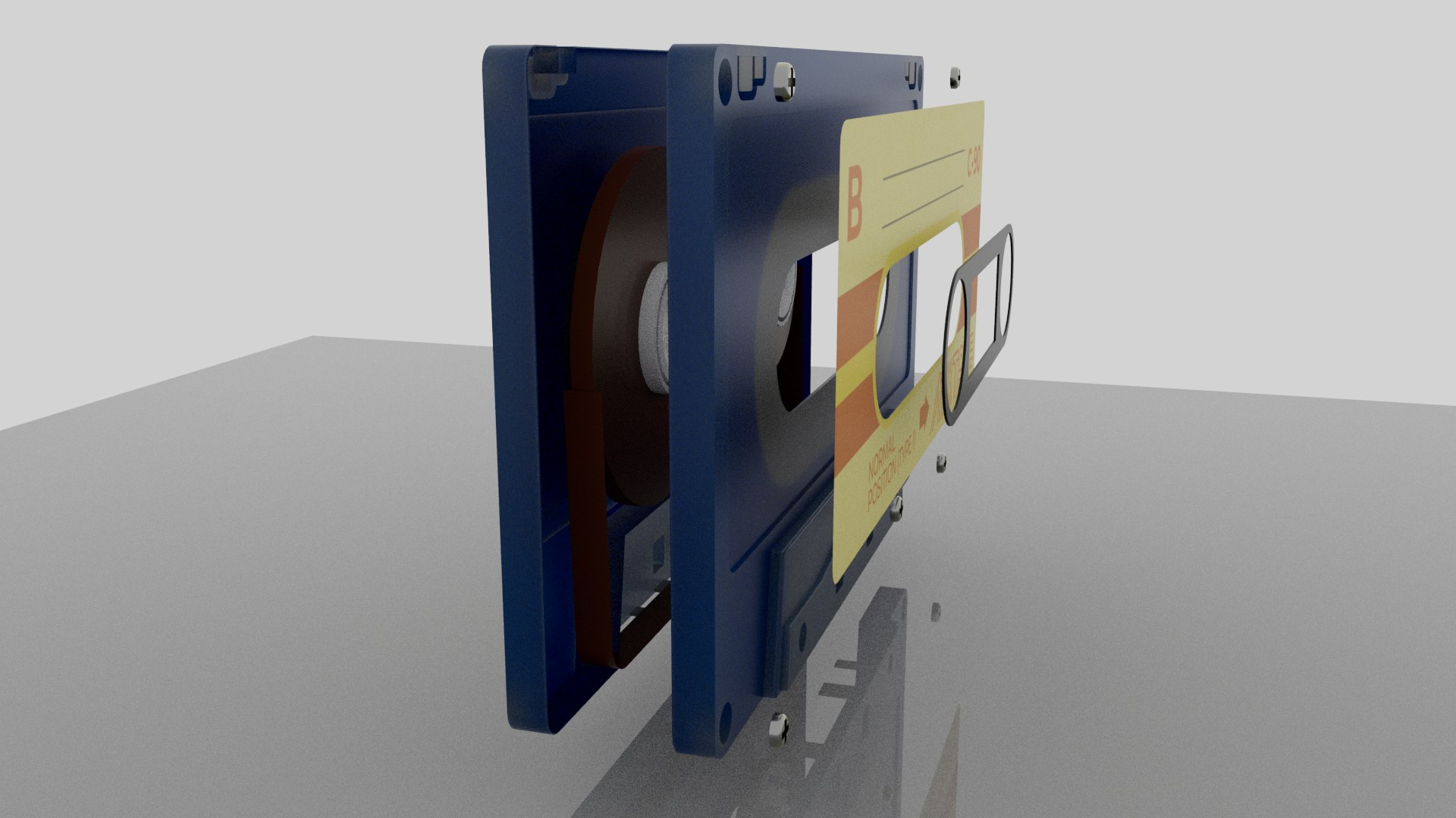 Retro Cassette 3D Model - TurboSquid 2235810