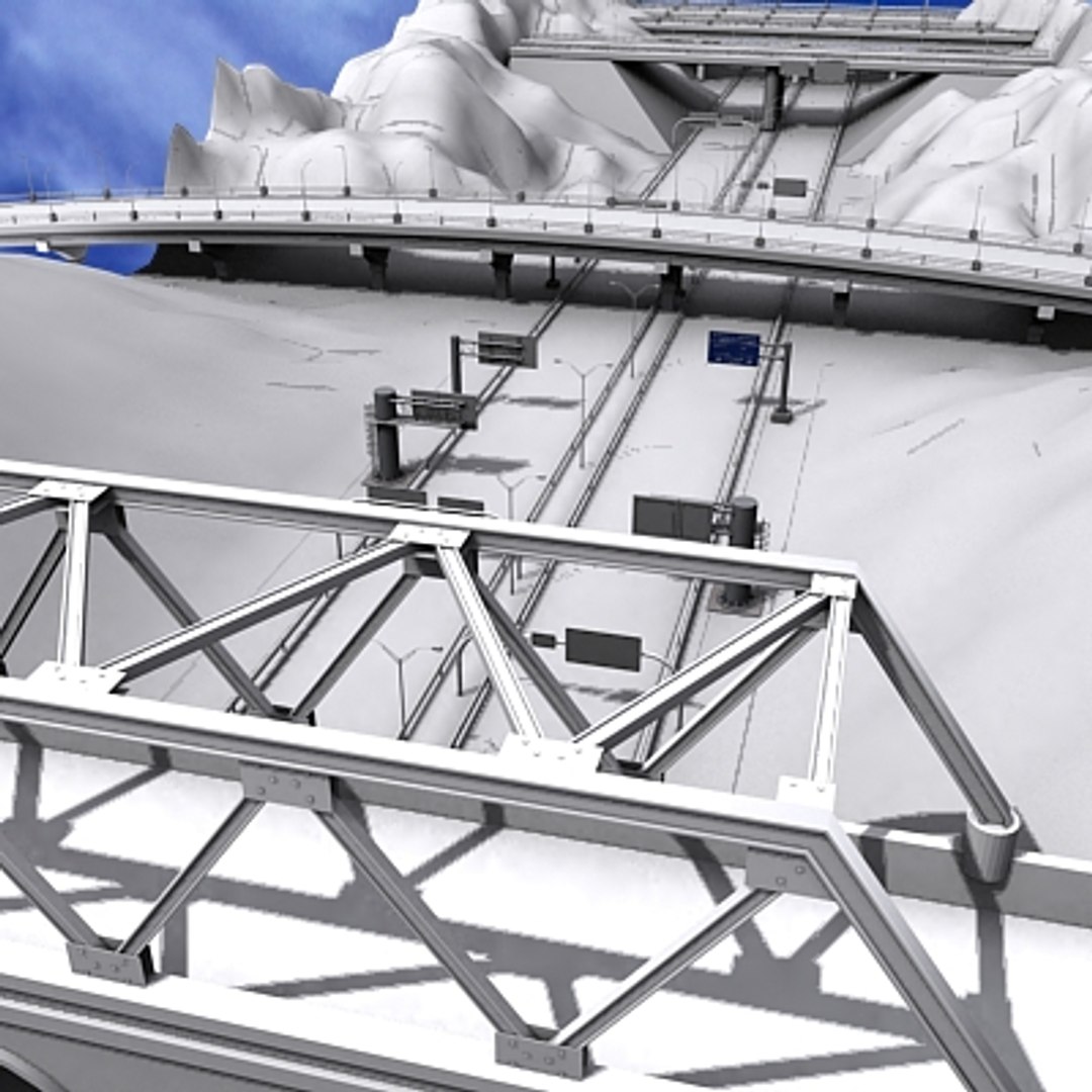 motorway builder 3d model