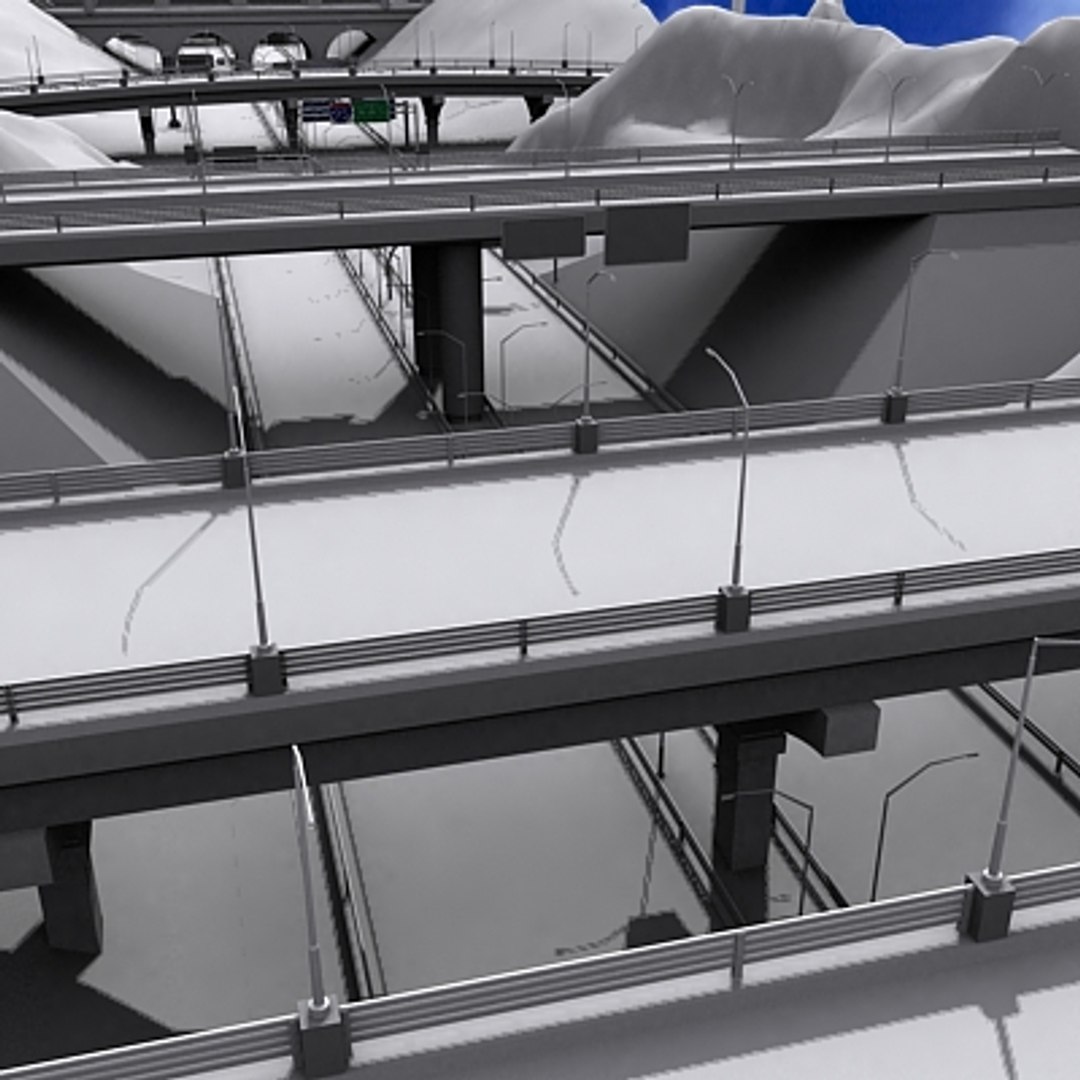 motorway builder 3d model