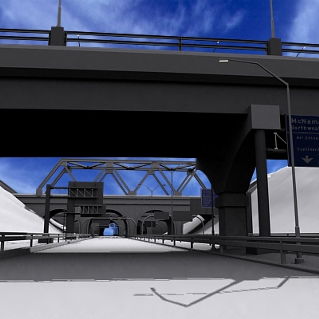 motorway builder 3d model