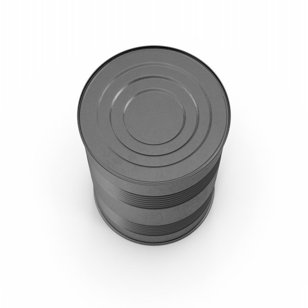 3D Model Metal Tin Can - TurboSquid 2215253