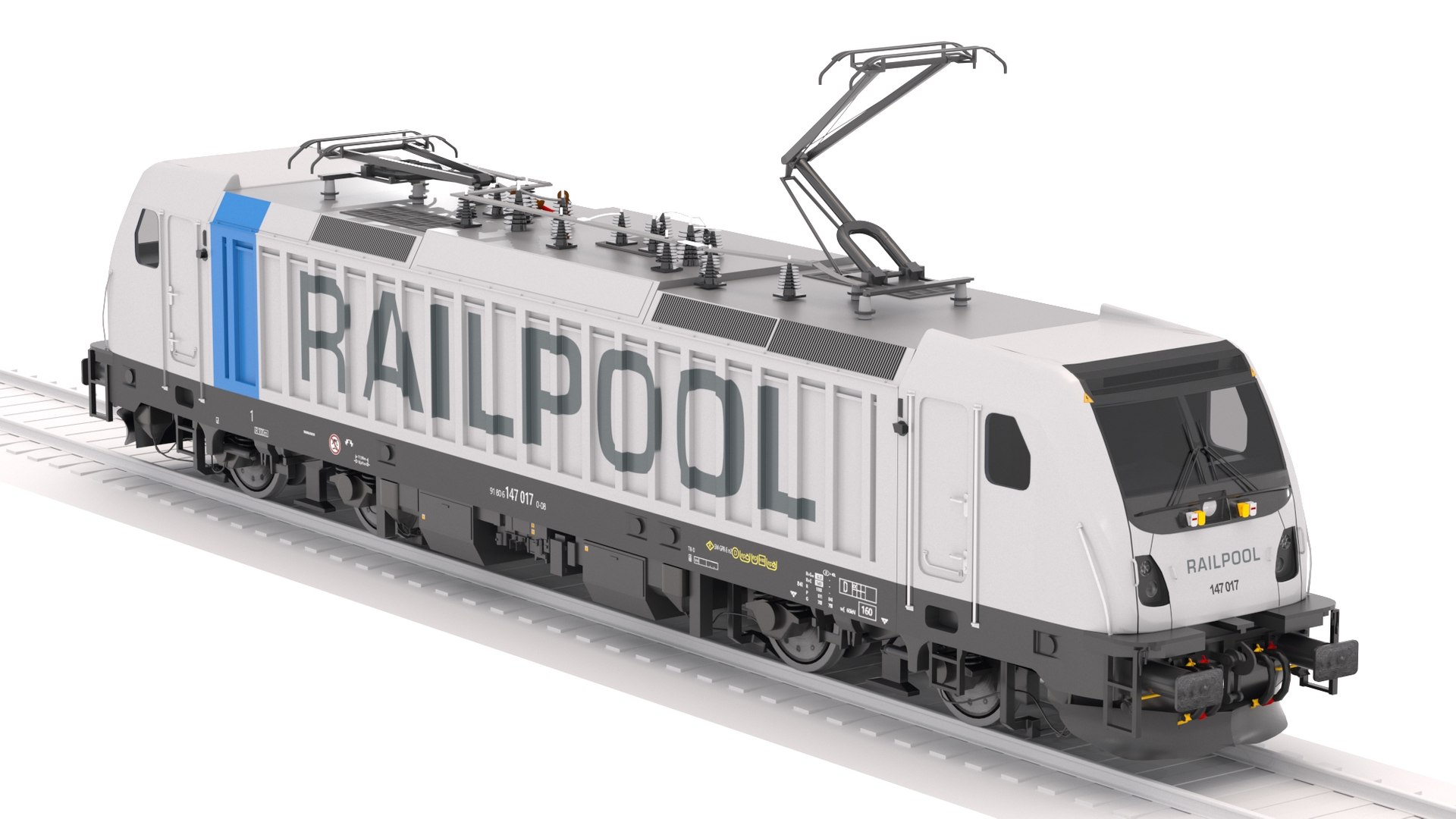Bombardier TRAXX AC3 Railpool Locomotive 3D - TurboSquid 2039710