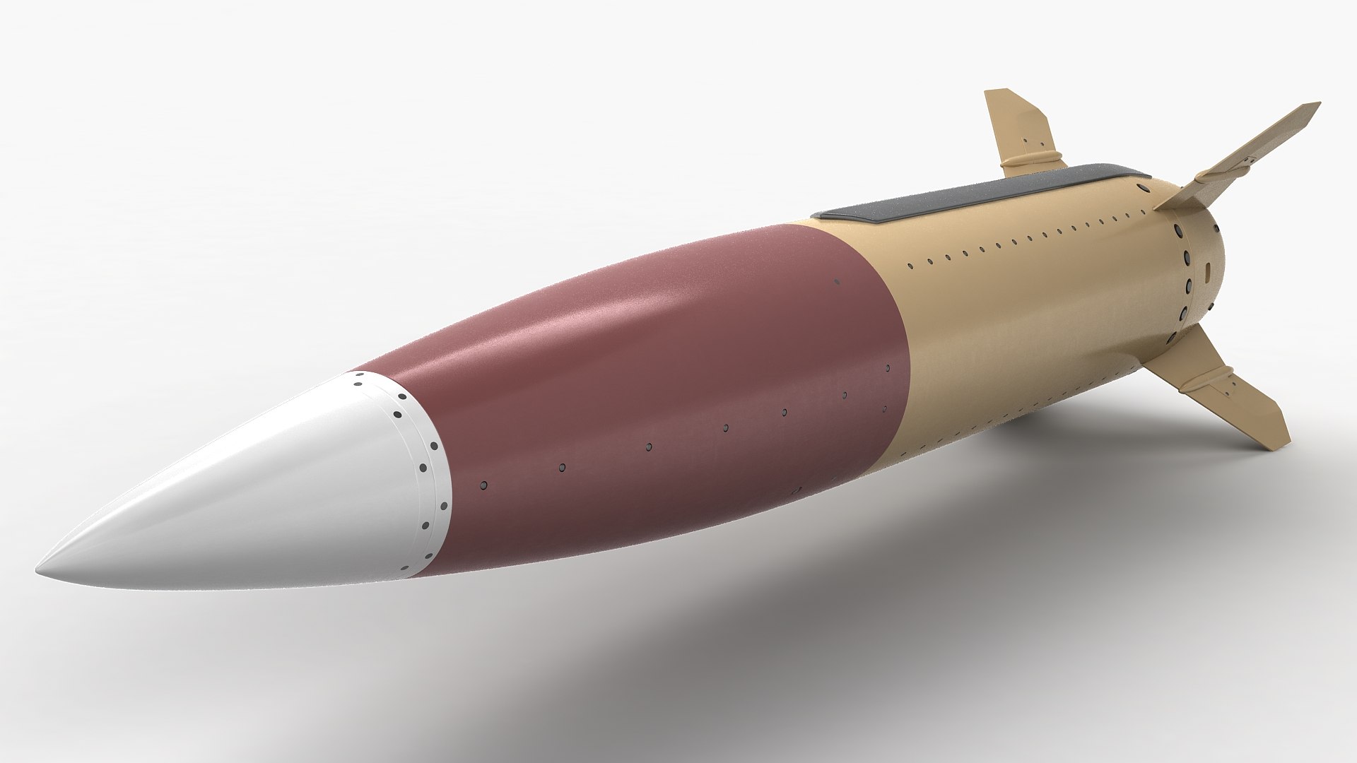 3D Lockheed Martin MGM-140 ATACMS Army Tactical Missile System Model ...