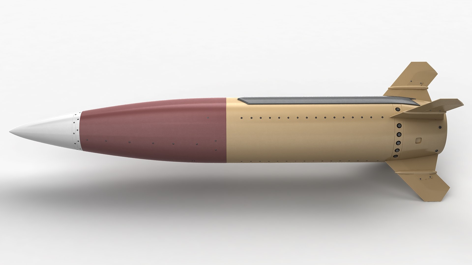 3D Lockheed Martin MGM-140 ATACMS Army Tactical Missile System Model ...