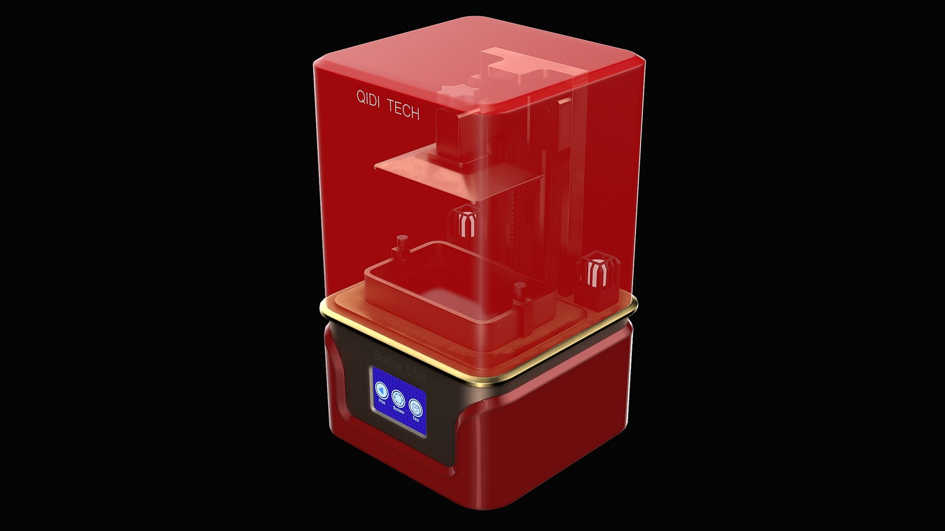 Qidi Tech Shadow 5 Resin 3D Printer 3D Model - TurboSquid 2318025