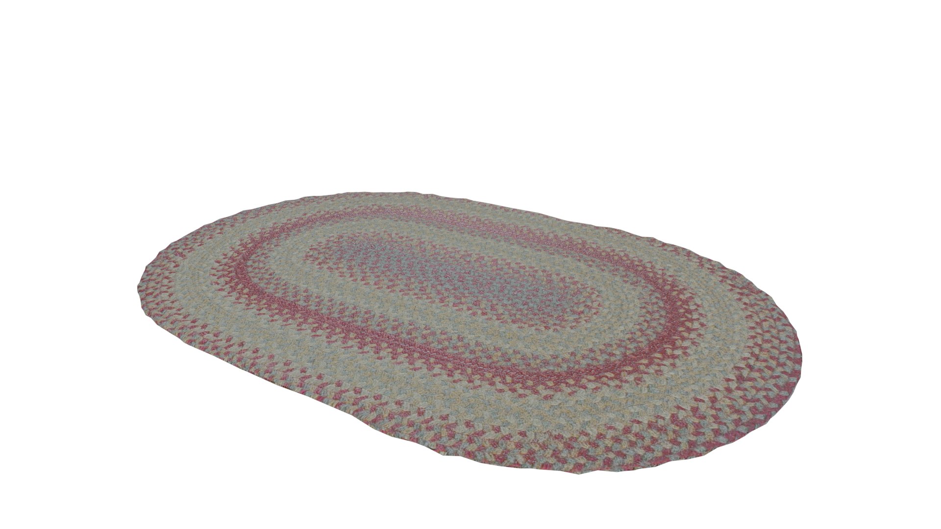 Homespice Cider Barn Premium Jute Braided Area Rug 3D - TurboSquid 2368352