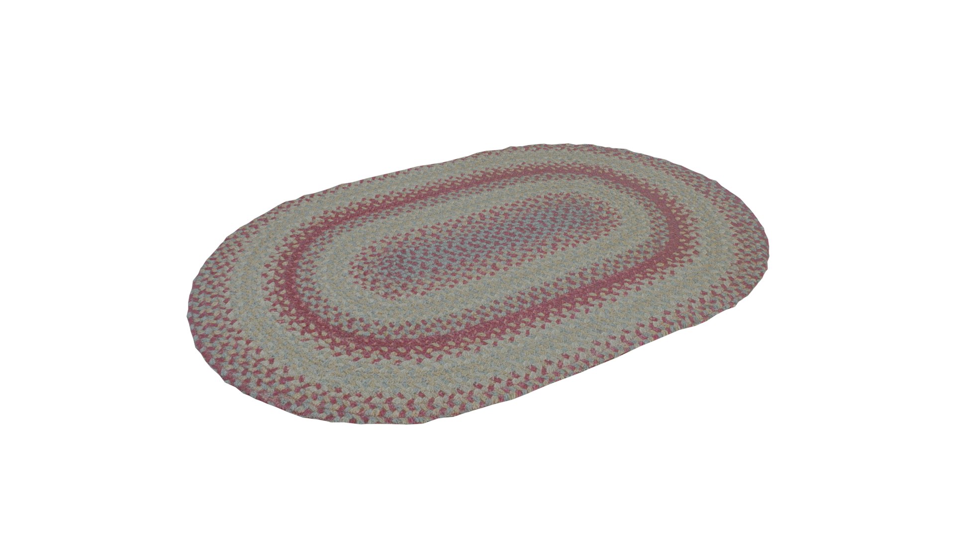 Homespice Cider Barn Premium Jute Braided Area Rug 3D - TurboSquid 2368352