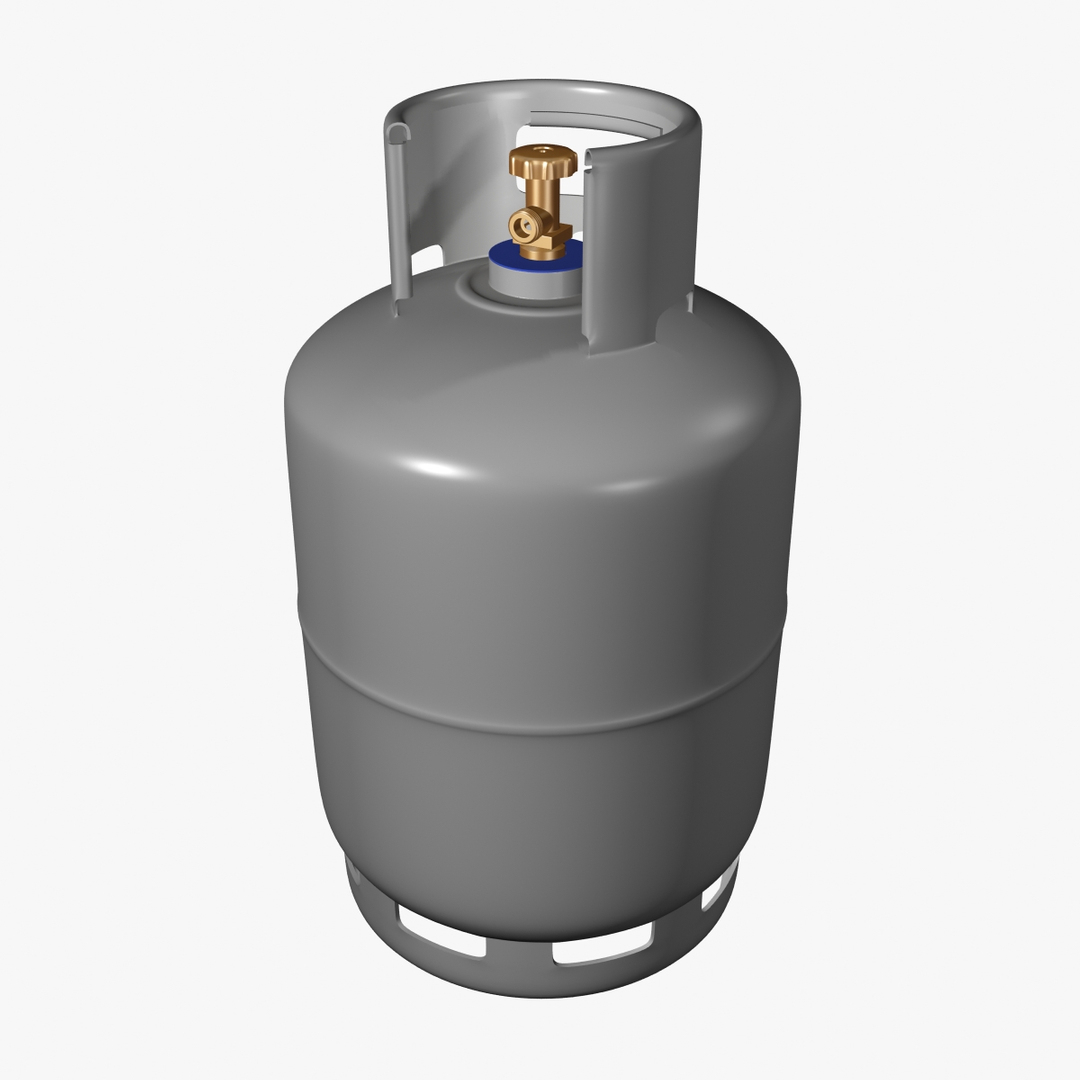 Gas Cylinder 3D Model - TurboSquid 1298469
