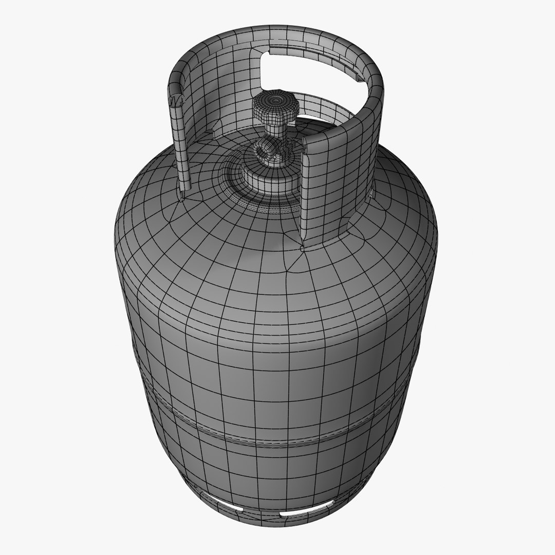 Gas Cylinder 3D Model - TurboSquid 1298469