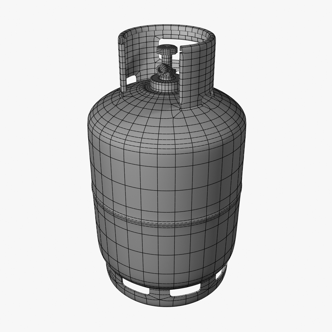 Gas Cylinder 3D Model - TurboSquid 1298469