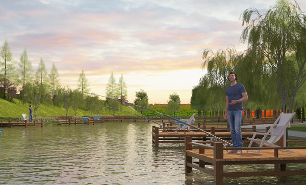 Pond 3D Models for Download | TurboSquid