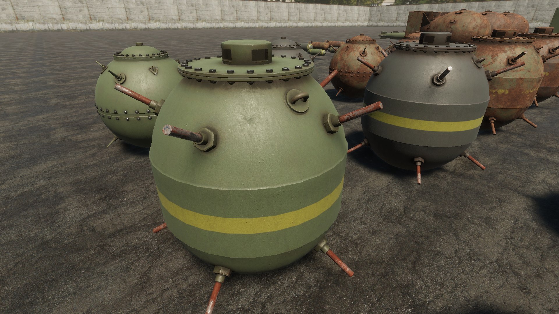 Bombs Collection HQ 3D Model - TurboSquid 2086053