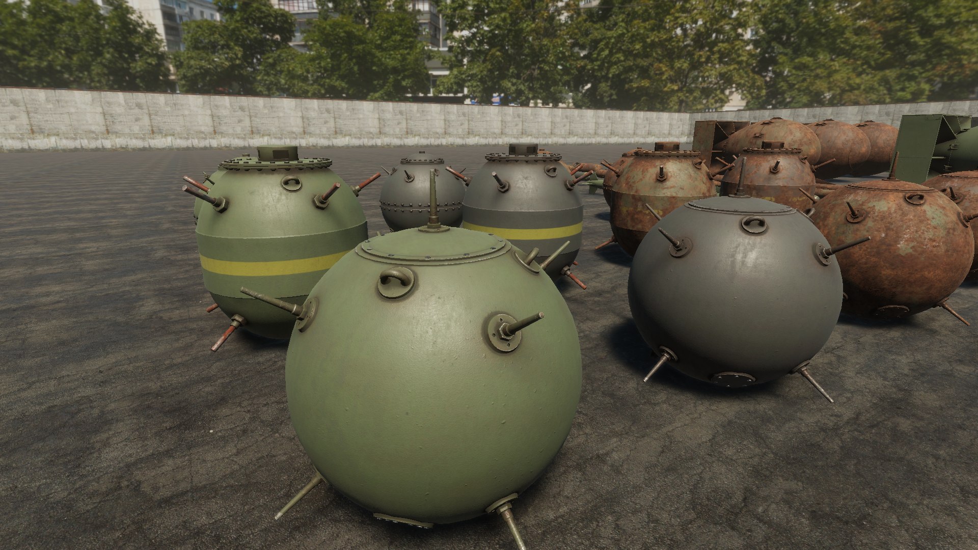 Bombs Collection HQ 3D Model - TurboSquid 2086053