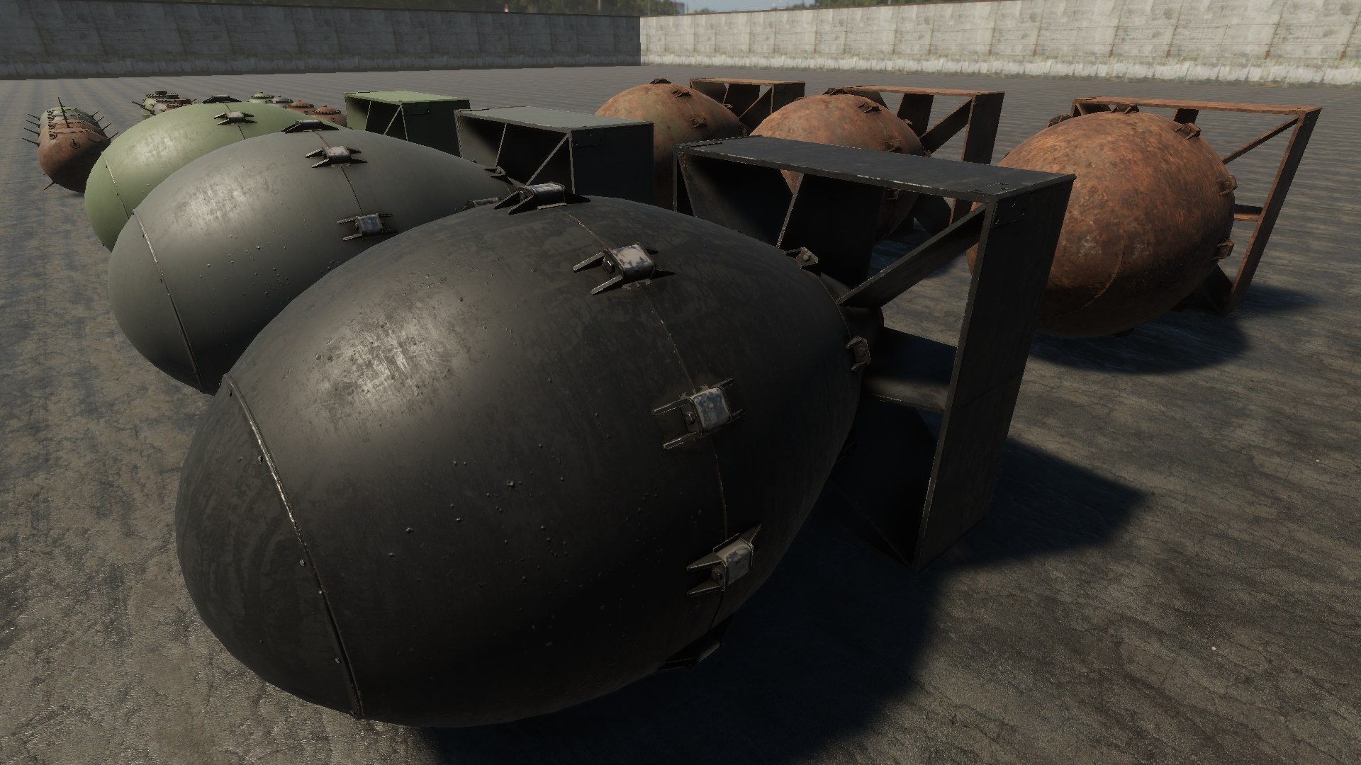 Bombs Collection HQ 3D model - TurboSquid 2086053