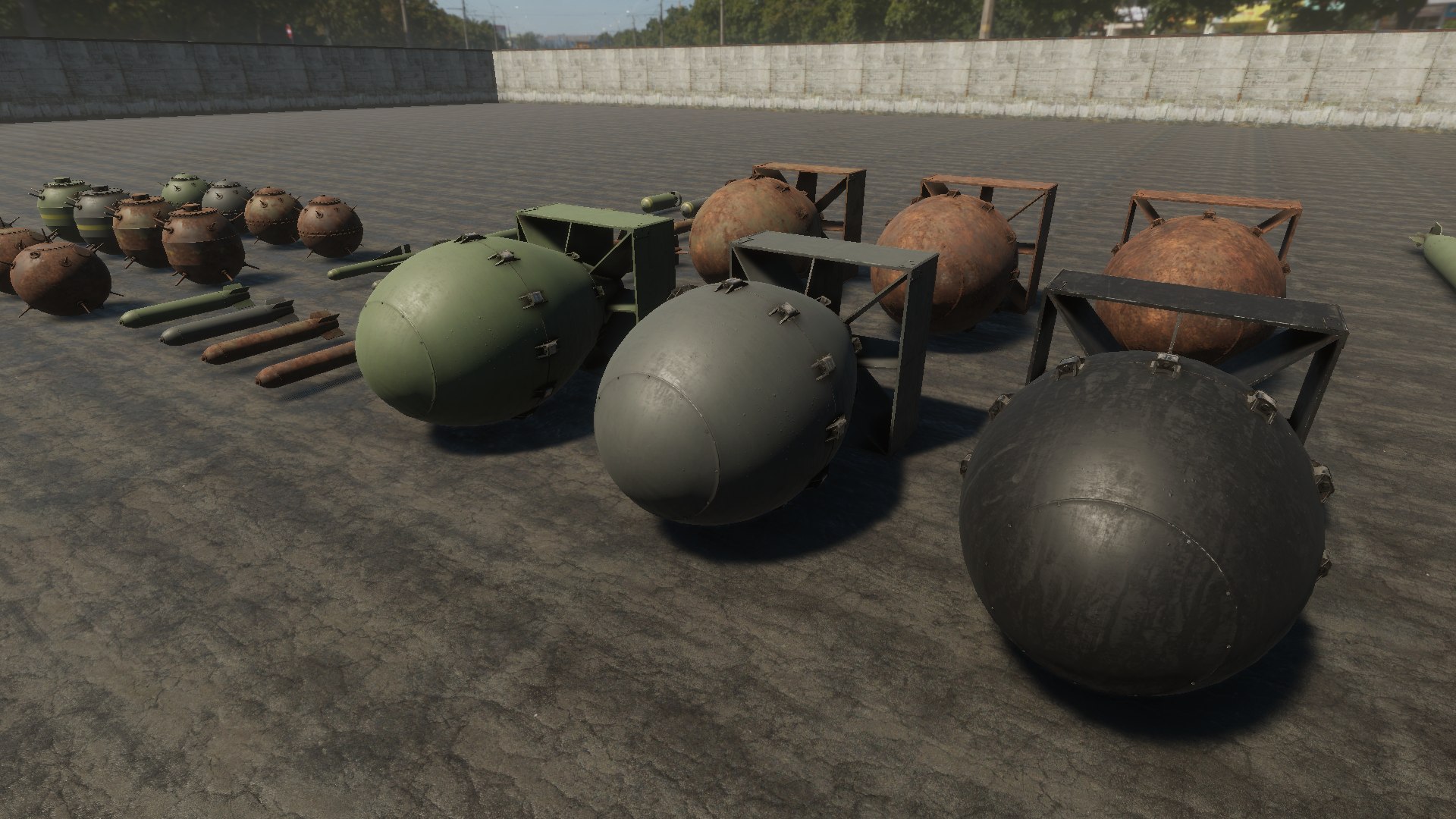 Bombs Collection HQ 3D Model - TurboSquid 2086053