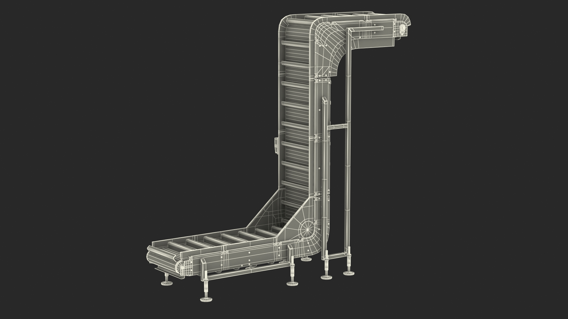 3D Model Vertical Conveyor - TurboSquid 1870665