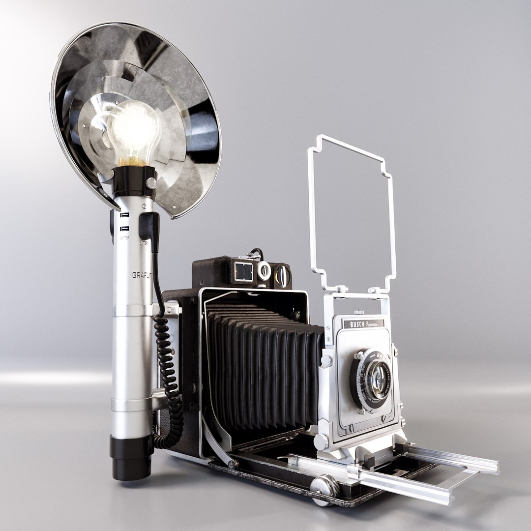 Camera Busch Pressman D 3D Model - TurboSquid 1320384