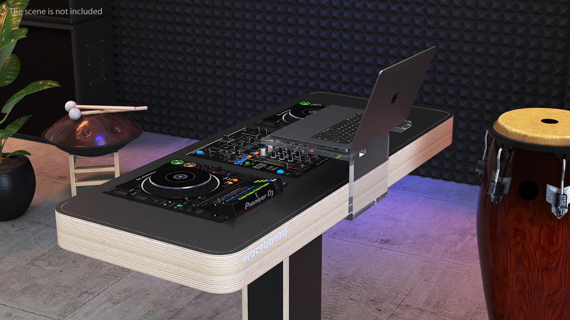 3D DJ Booth Black - TurboSquid 2220172