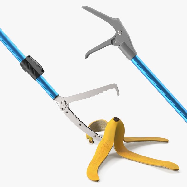 modelo 3d Herramienta para recoger basura con cáscara de plátano ...