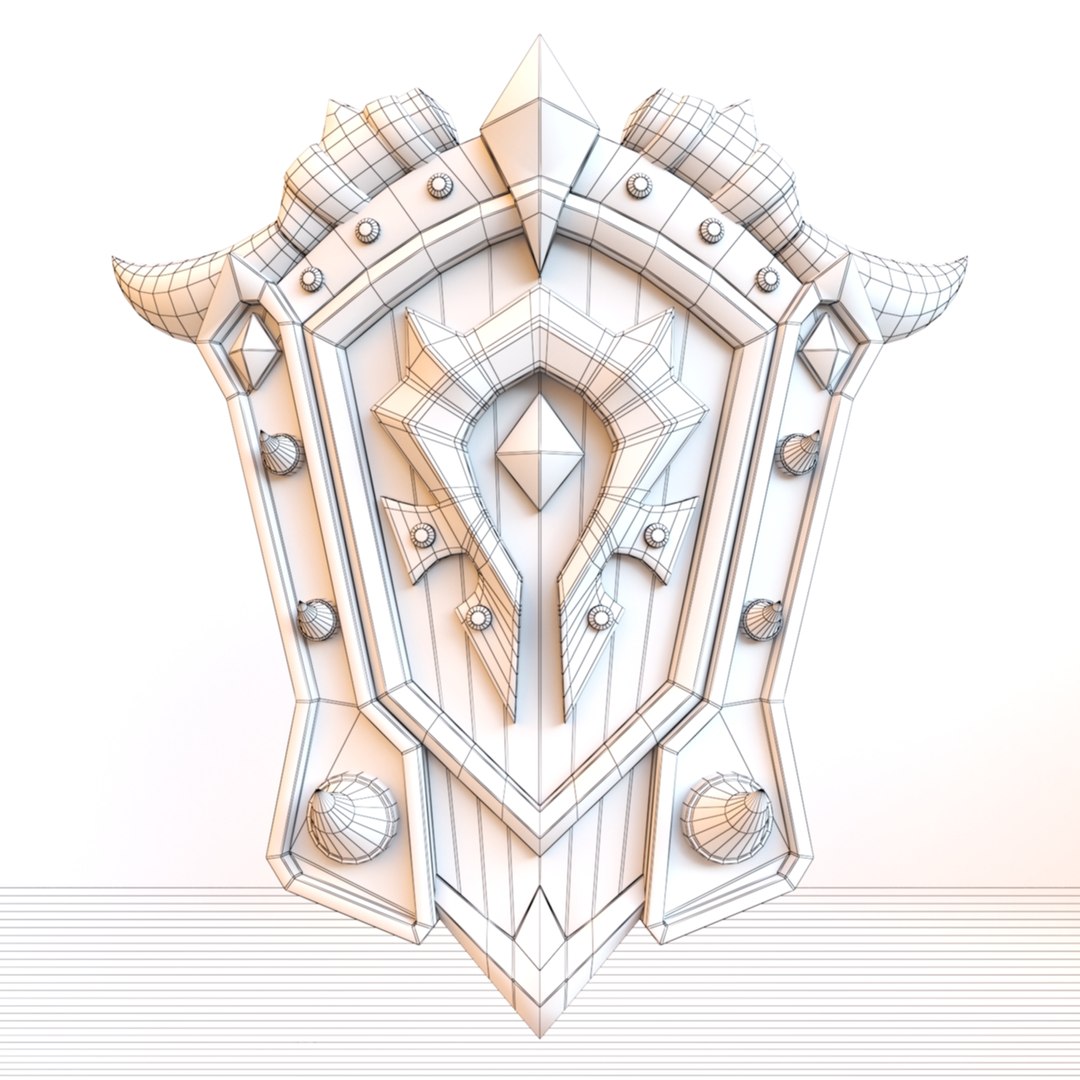 3D Fantasy Shield 5 Modeled - TurboSquid 1531948