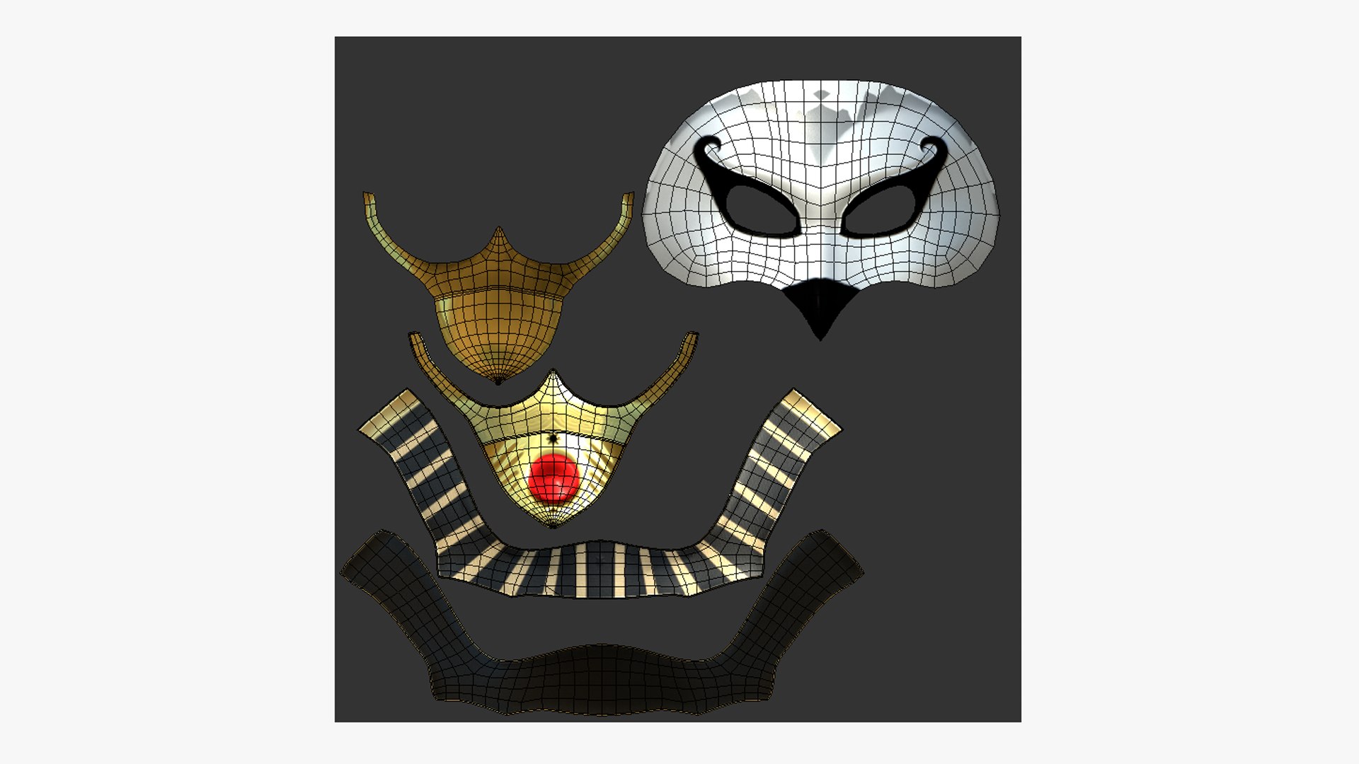 3D Ra Mask A02 - Egyptian Gods Character Clothing Model - TurboSquid ...