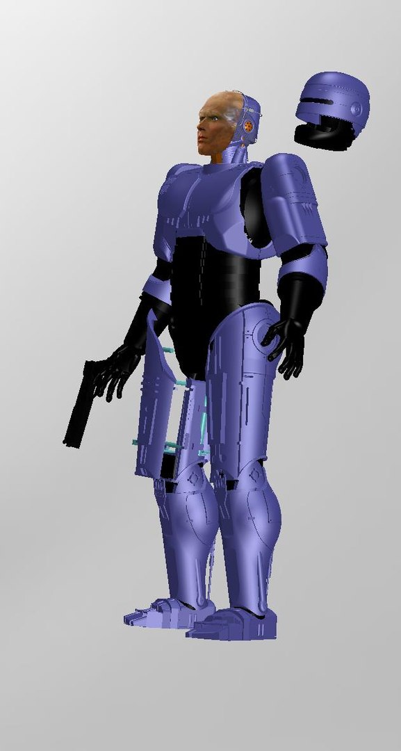 Robocop solidworks stl 3D model - TurboSquid 1296264