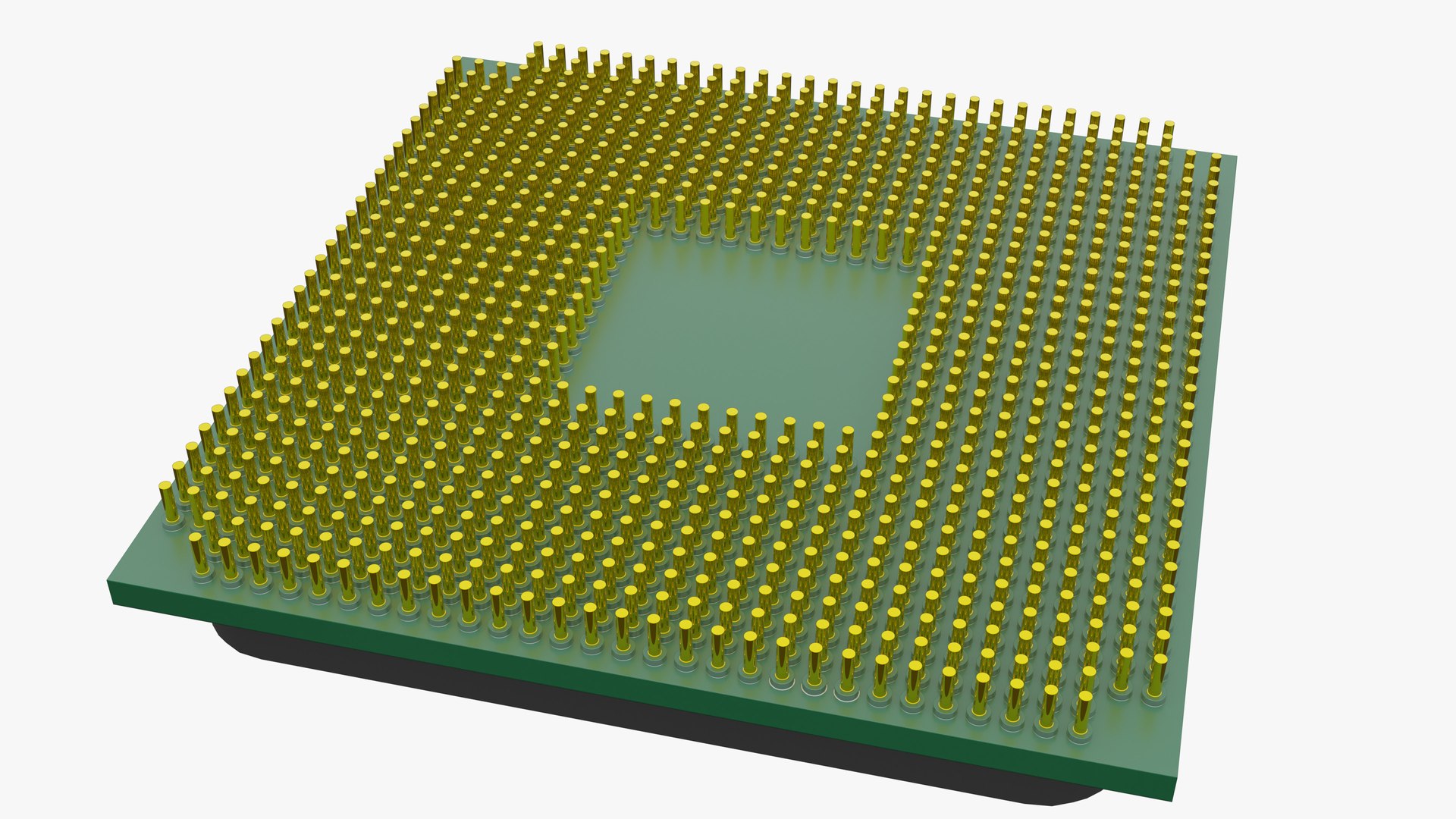 Generic Computer CPU 3D Model - TurboSquid 2100646
