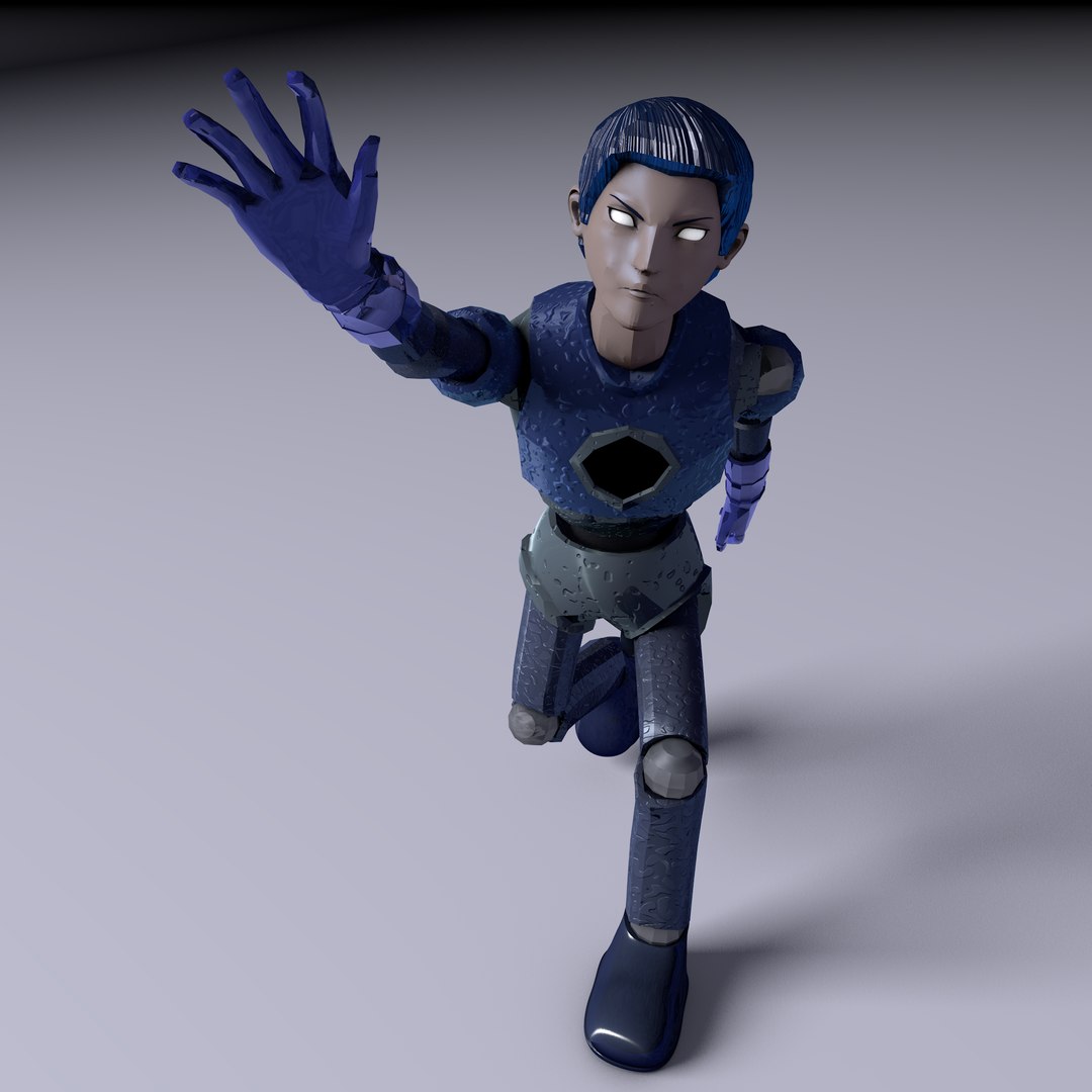 Blue Android 3D Model - TurboSquid 1325742