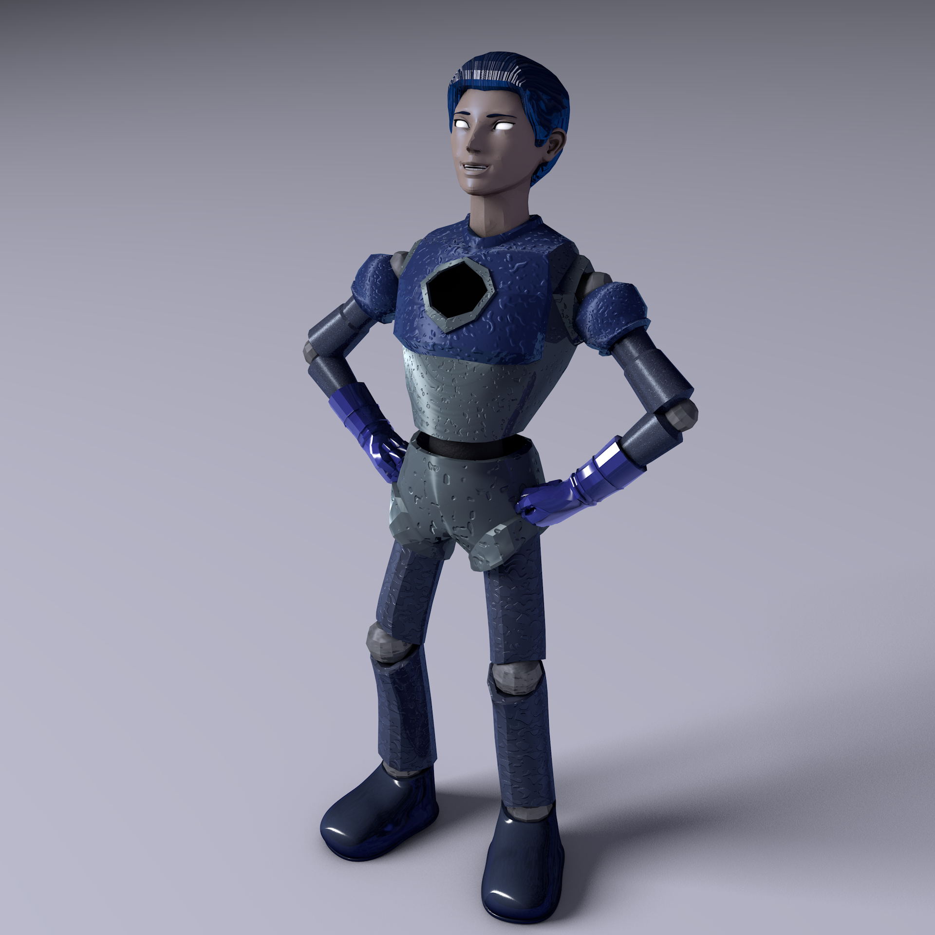 Blue android 3D model - TurboSquid 1325742