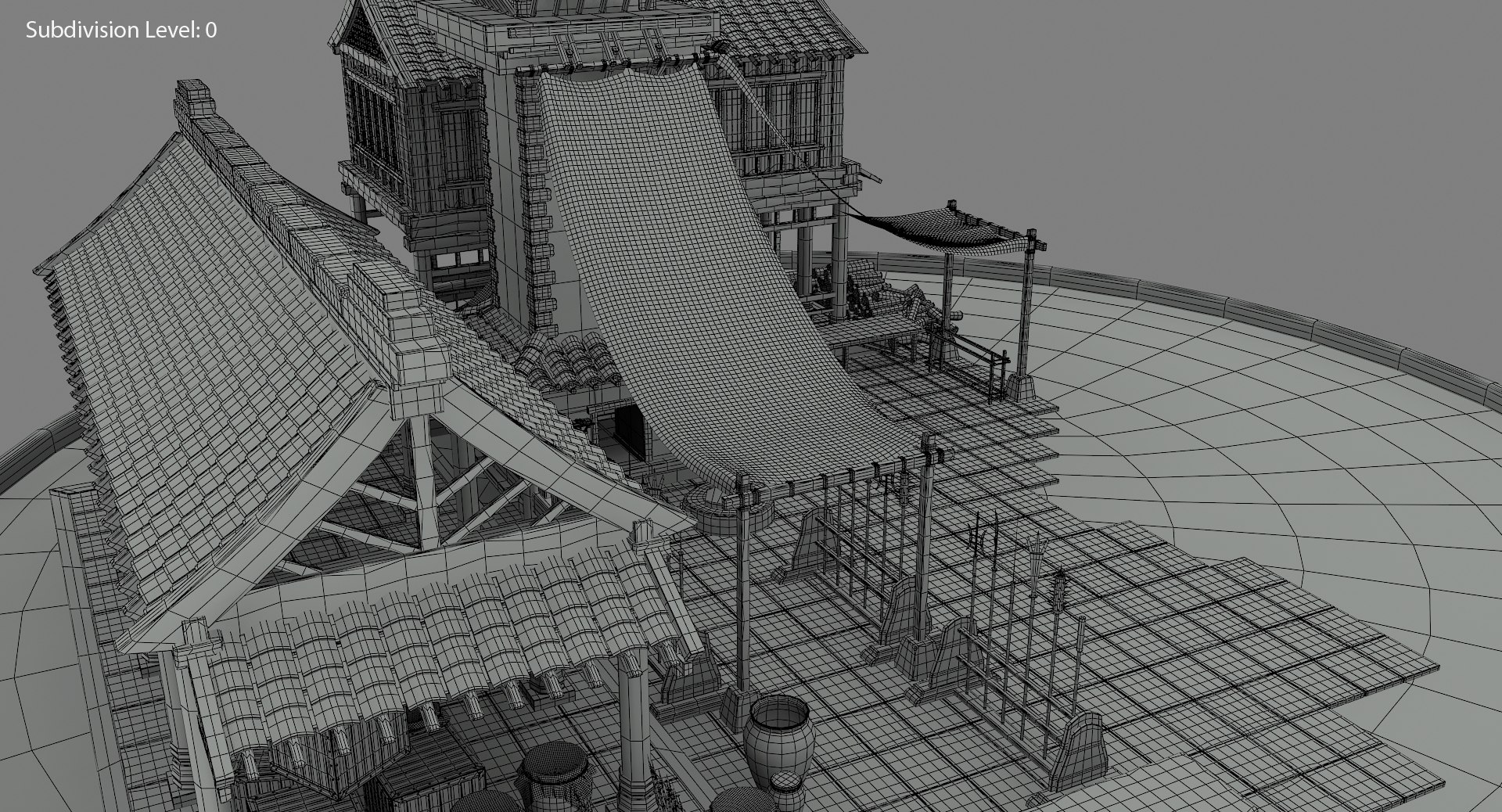 Medieval chinese blacksmith house 3D model - TurboSquid 1199071