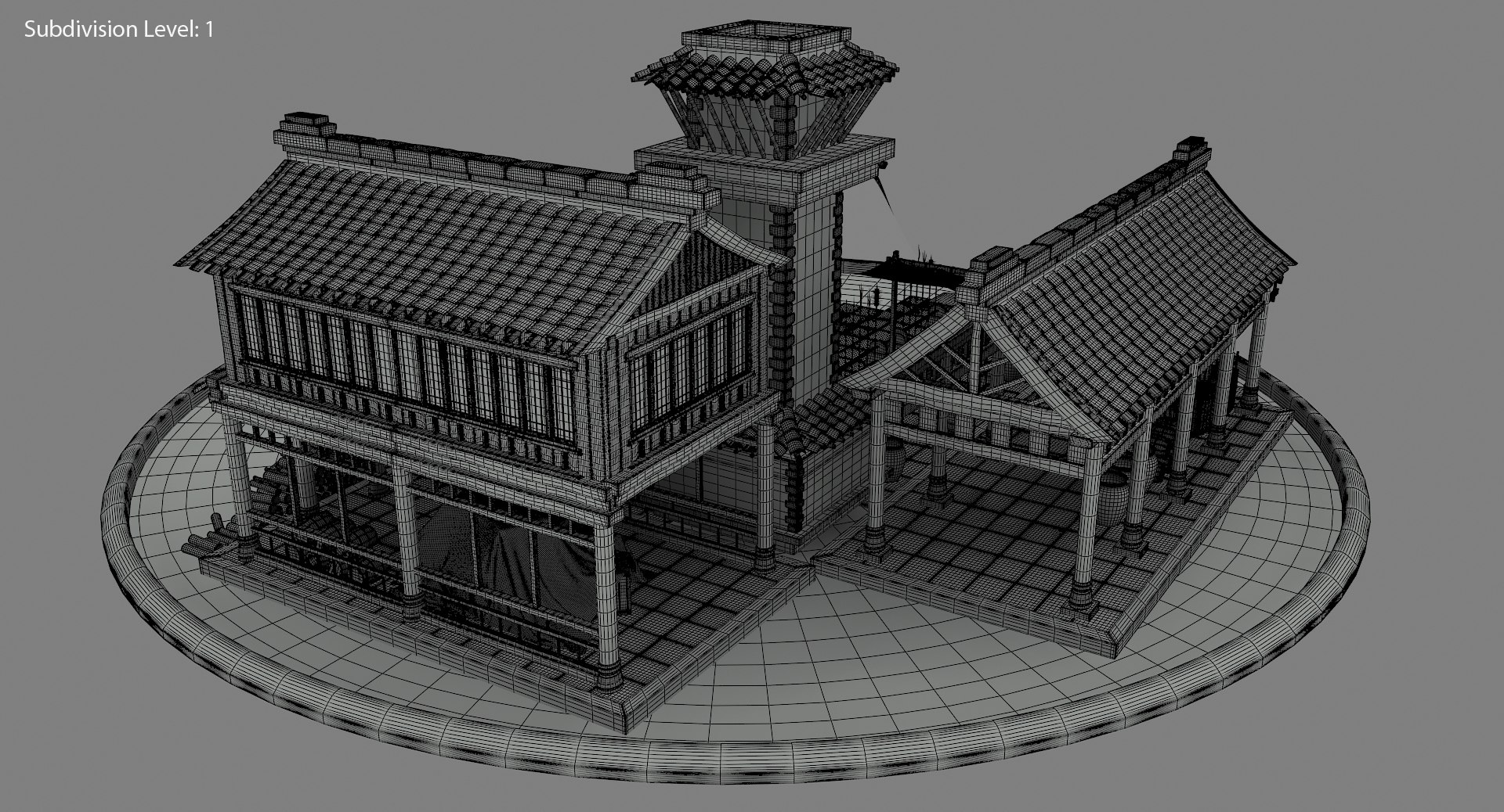 Medieval chinese blacksmith house 3D model - TurboSquid 1199071