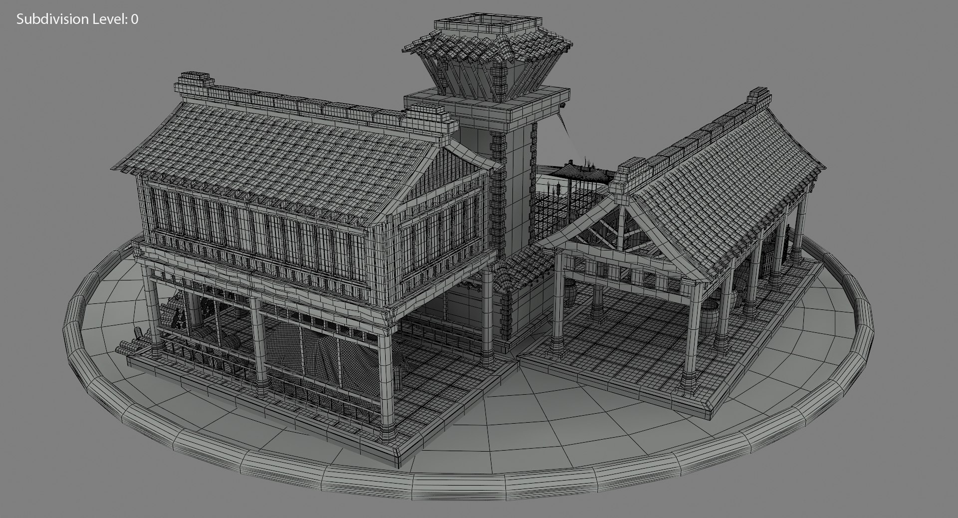 Medieval chinese blacksmith house 3D model - TurboSquid 1199071