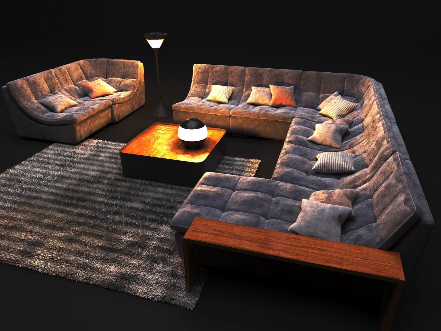 3D Sofa Professional Architectural Visualizations - TurboSquid 1209570