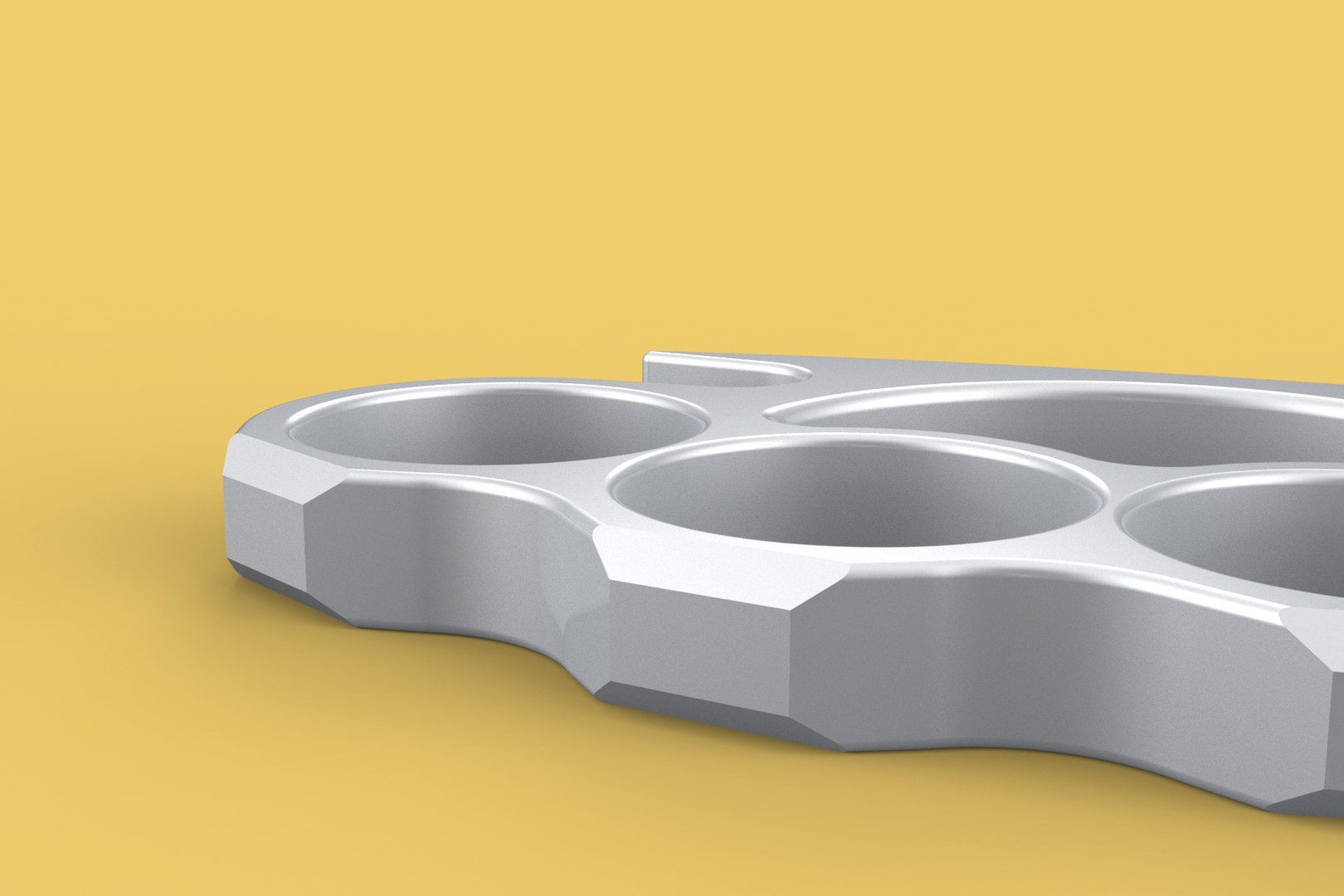 BRASS KNUCKLES KNUCKLE DUSTER SELF DEFENSE FIST LOAD GRIP HAND Model ...