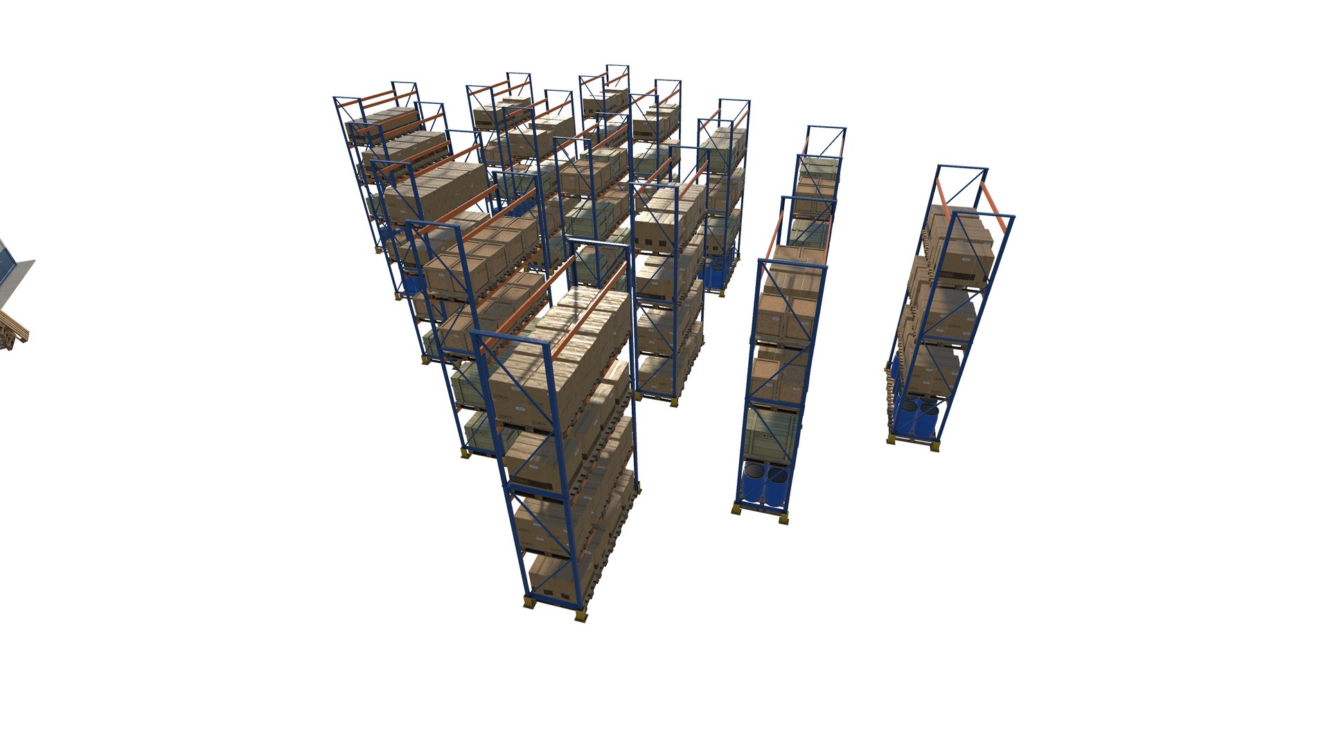 Warehouse Kit HQ 3D Model - TurboSquid 2329757