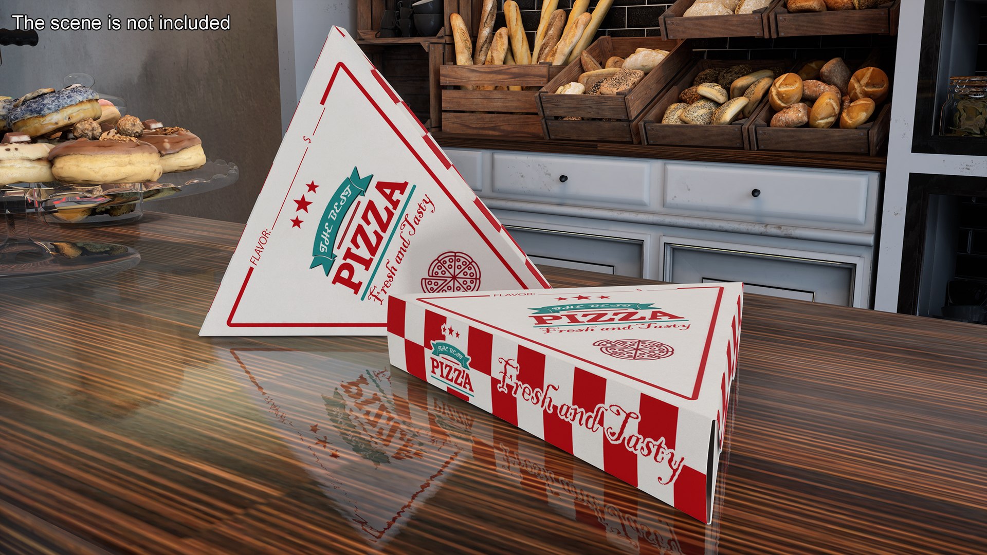Triangle Pizza Slice Packaging Box 3D - TurboSquid 2155816