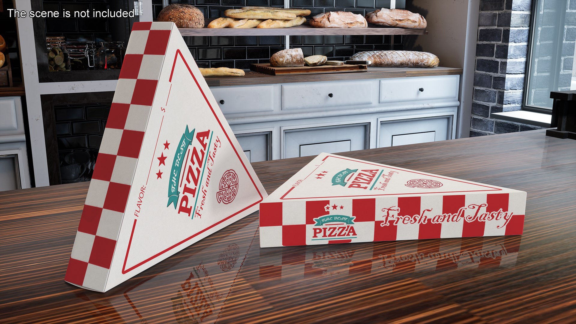 Triangle Pizza Slice Packaging Box 3D - TurboSquid 2155816