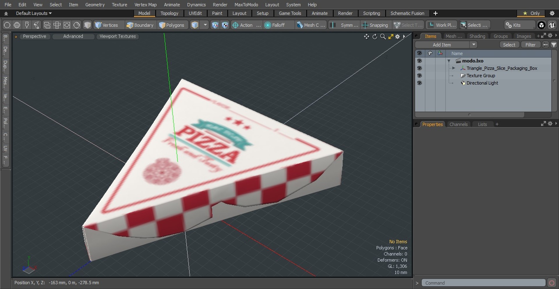Triangle Pizza Slice Packaging Box 3D - TurboSquid 2155816