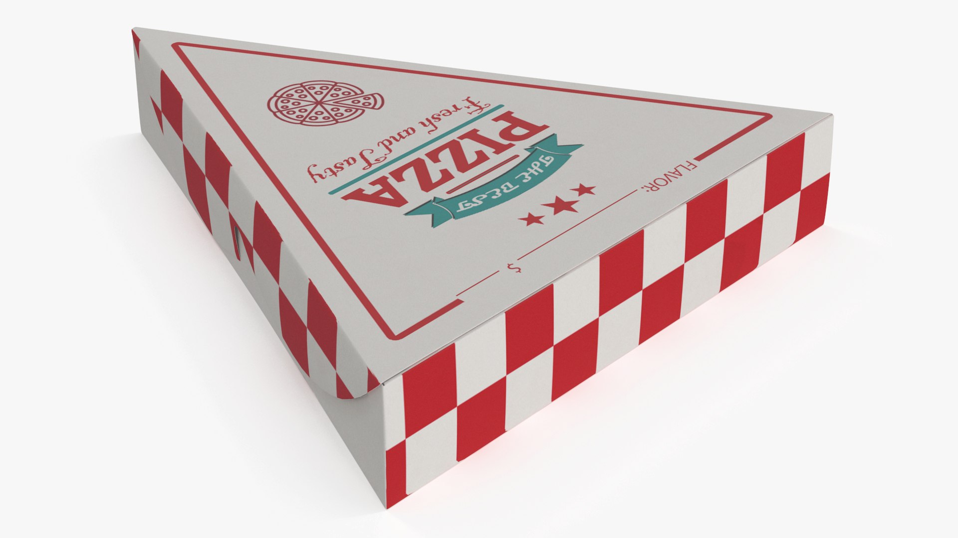 Triangle Pizza Slice Packaging Box 3D - TurboSquid 2155816
