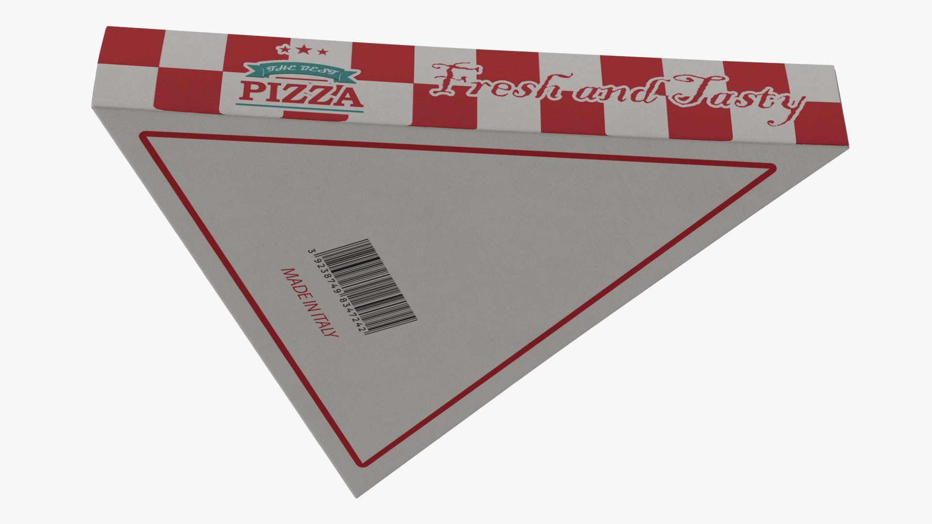 Triangle Pizza Slice Packaging Box 3D - TurboSquid 2155816